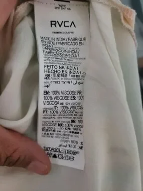 RVCA | Dresses | Rvca Boho Beach Maxi Dress With High Side Slits Cover ...